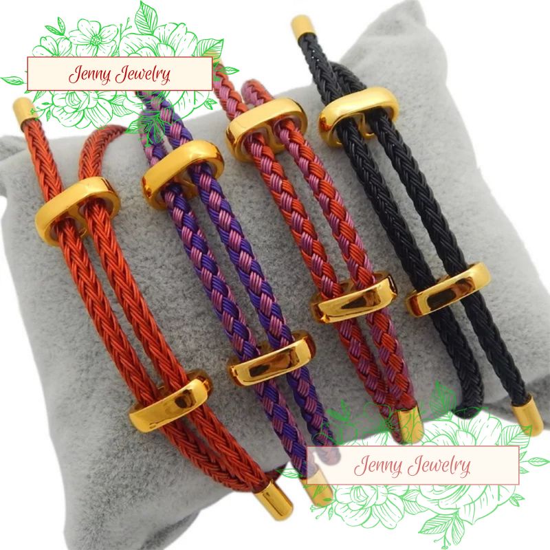 Jual Gelang cewe wirerope lilit dua Serut Hongkong | Shopee Indonesia