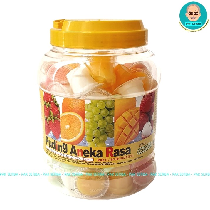 Jual Cocon Mini Pudding Mixed Special Aneka Rasa 15g x 65 cups / Toples ...