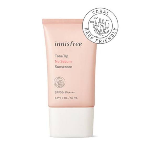 Jual INNISFREE TONE UP NO SEBUM SUNSCREEN SPF 50 PA+++ | Shopee Indonesia