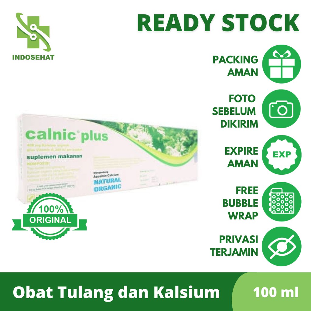 Jual Calnic Plus Per Box 30 Kaplet | Suplemen Kalsium | Shopee Indonesia