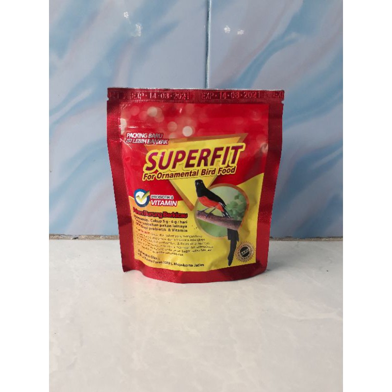 Jual Voer SUPERFIT RED pakan burung murai batu kacer cendet | Shopee ...