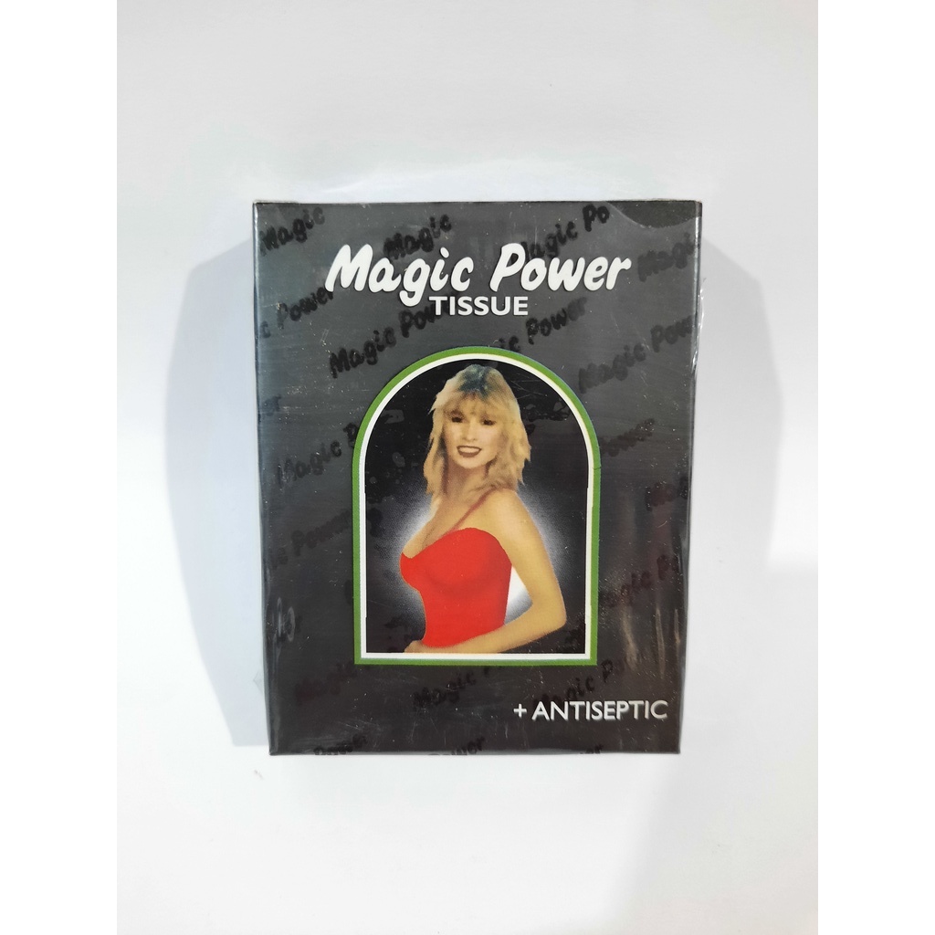 Jual Tissue Magic Power - Black {isi 6 sachet} | Shopee Indonesia