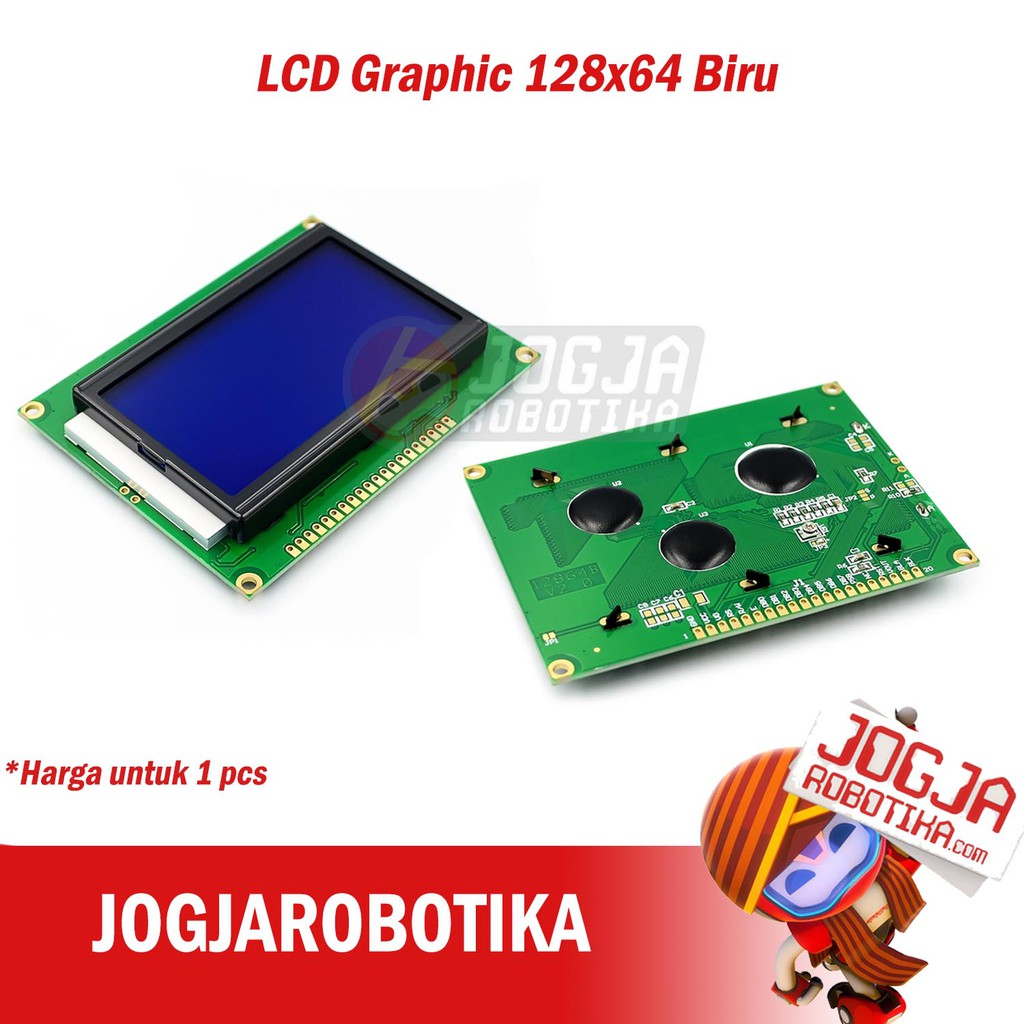 Jual LCD Graphic 128x64 Biru | Shopee Indonesia