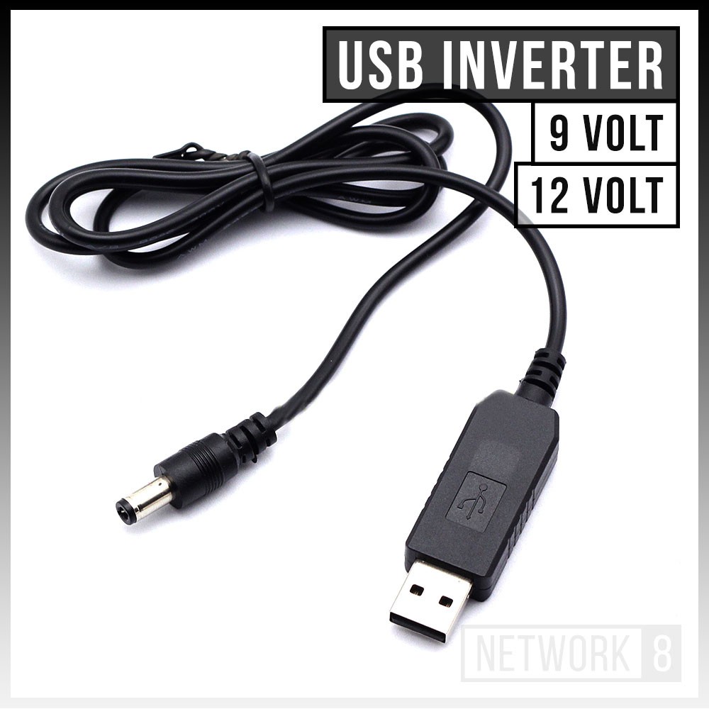 Jual KABEL USB POWER INVERTER KONVERTER STEP UP PENAIK DC 5V KE 9V 12V ...