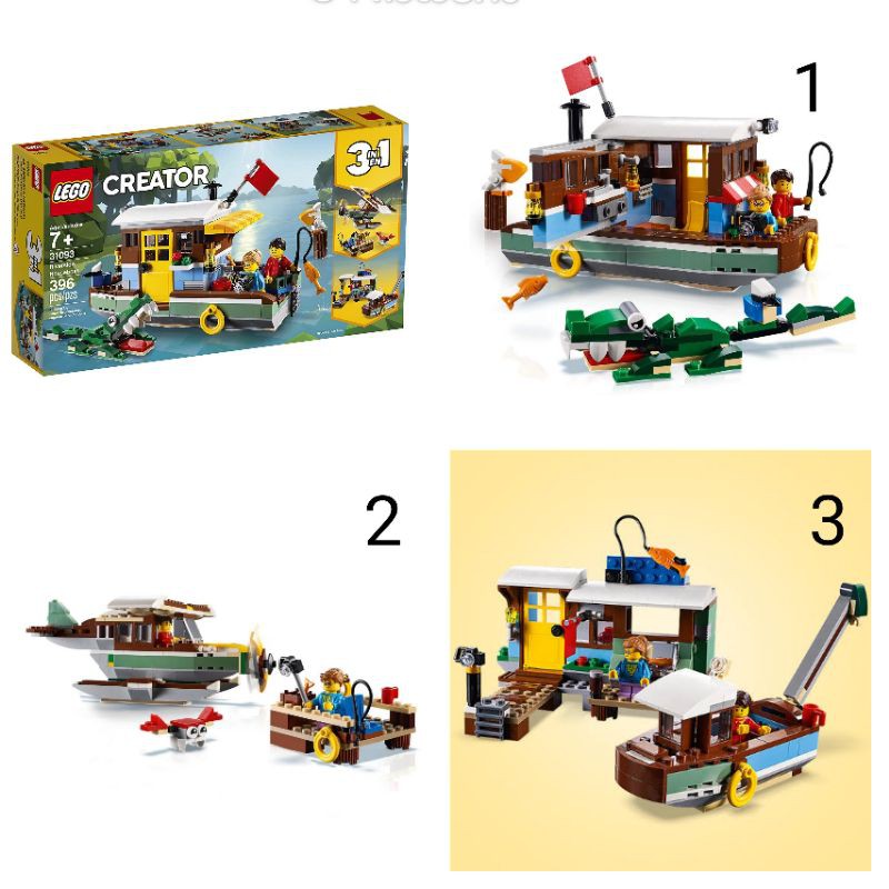 Jual Lego Creator 31093 Riverside Houseboat 3 in 1 Original BNIB ...