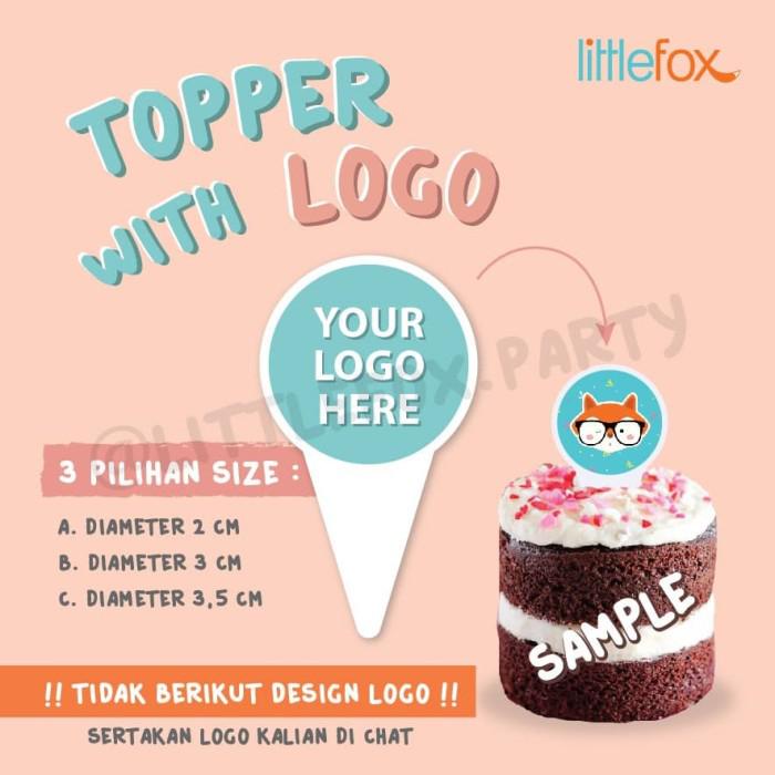 Jual Cake Topper / Topper Cake / Custom Topper / Topper Logo ...