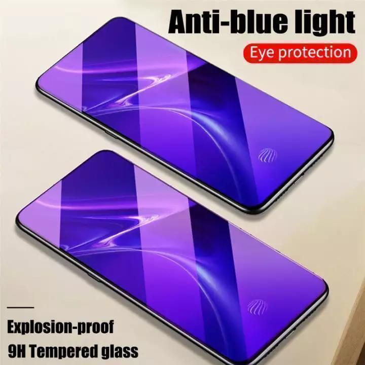 Jual Tempered Glass Anti Blue Anti Radiasi Full Layar Anti gores Blue Ray Full Lem 10D 99D Glue ...