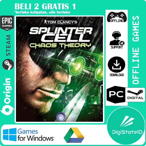Jual Tom Clancys Splinter Cell Chaos Theory - Game PC | Shopee Indonesia
