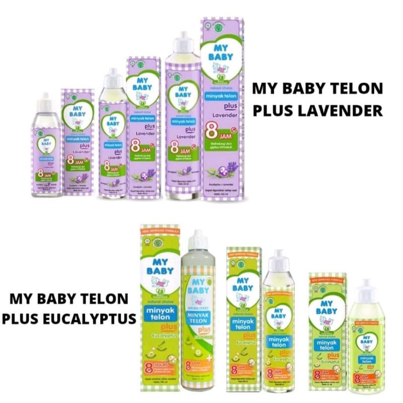 Jual My Baby Minyak Telon Plus Eucalyptus Lavender 60 90 120 Ml ...