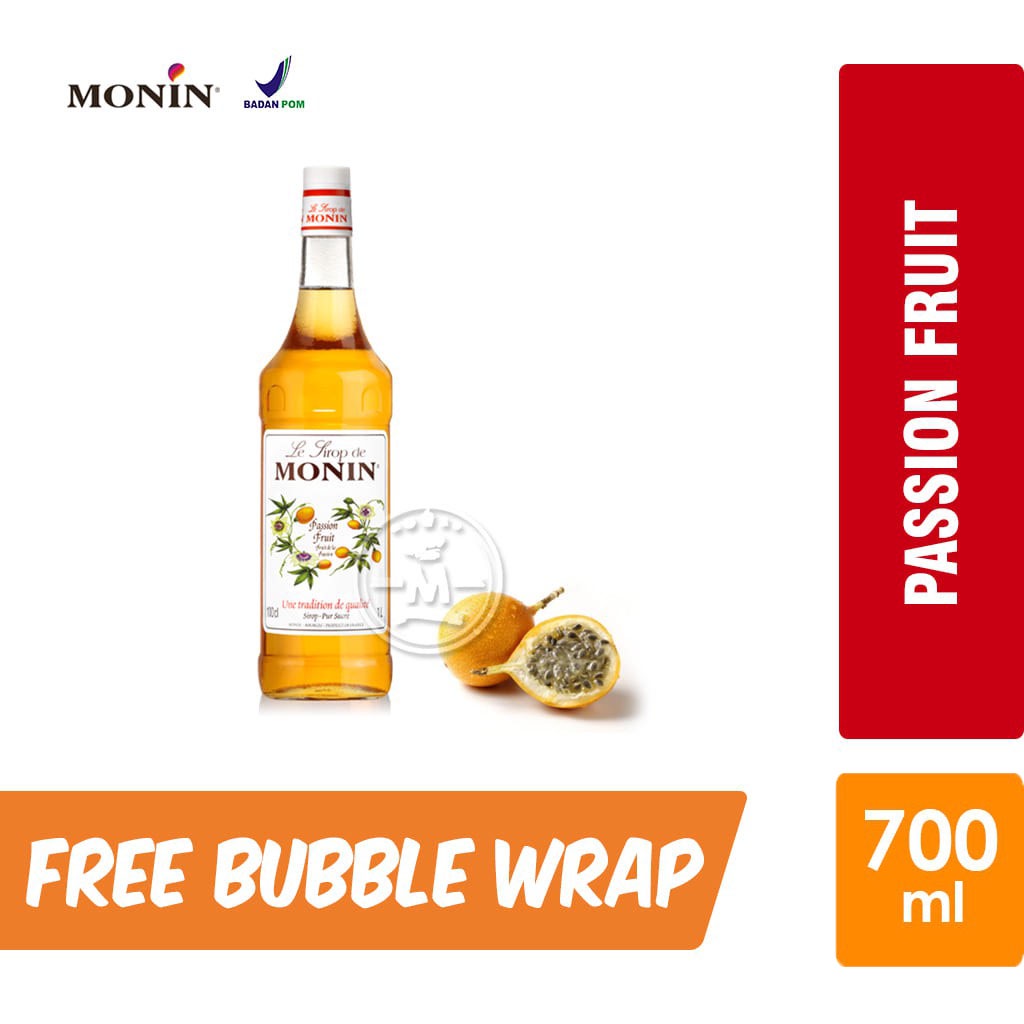 Jual Monin Passion Fruit Syrup / Sirup Markisa [Botol 700ml] | Shopee ...