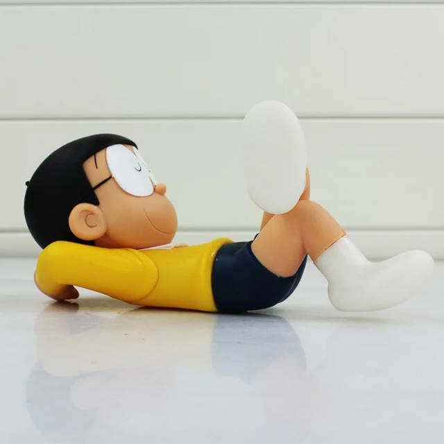 Jual Anime Doraemon Nobi Nobita Sleep Tidur Siang Malas Medium Figure ...