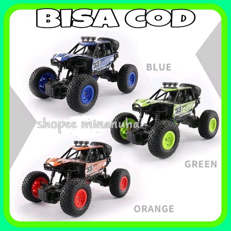 Jual Mobil remote control rock crawler off-road Alloy Metal 27mhz murah ...