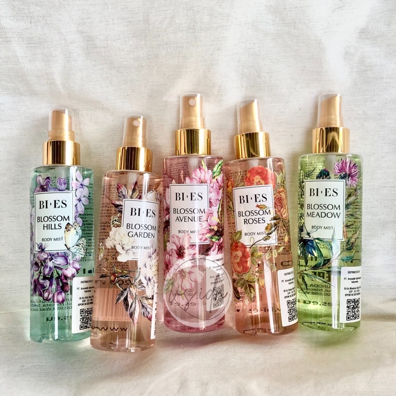 Jual BI ES / BIES BODY MIST 200ml Blossom Avenue / Roses / Hills ...
