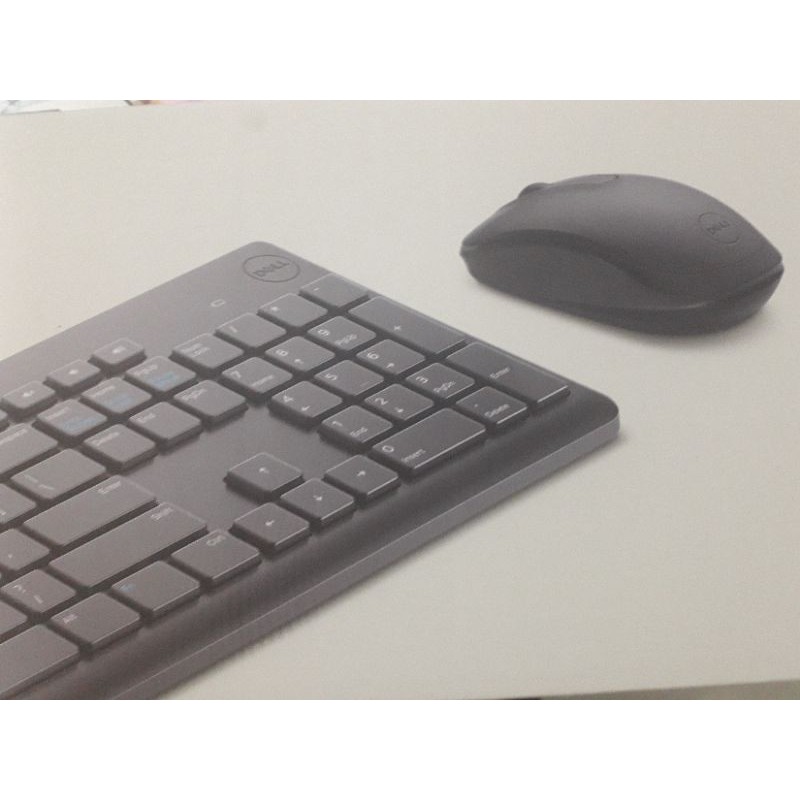 Jual Keyboard dan Mouse Wireless KM117 BK US Black Original DELL | Shopee Indonesia