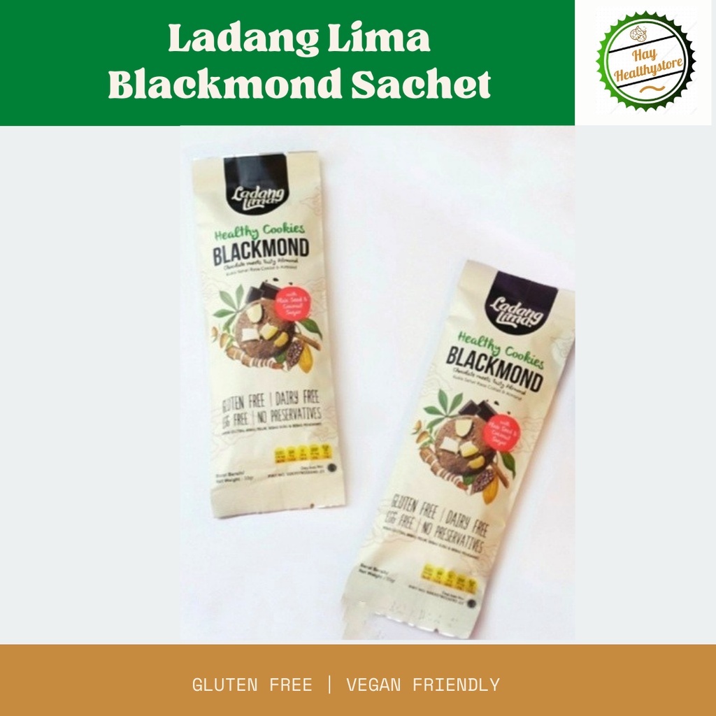 Jual Blackmond healthy cookies sachet Gluten free - Ladang Lima ...