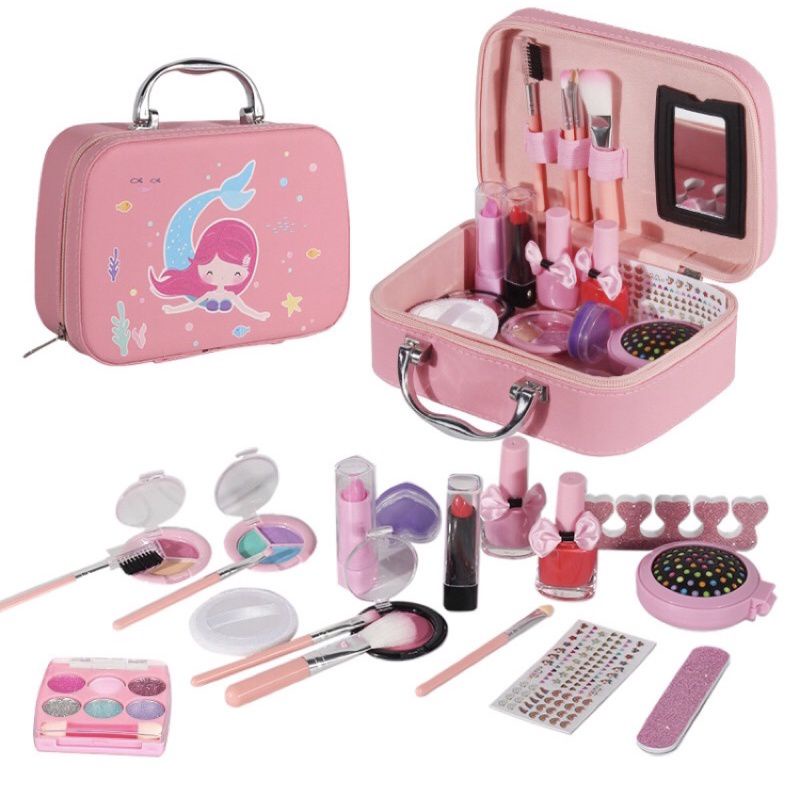 Jual Mainan Make Up Bag Mermaid / Alat Rias Anak Fungsi Real / Children ...
