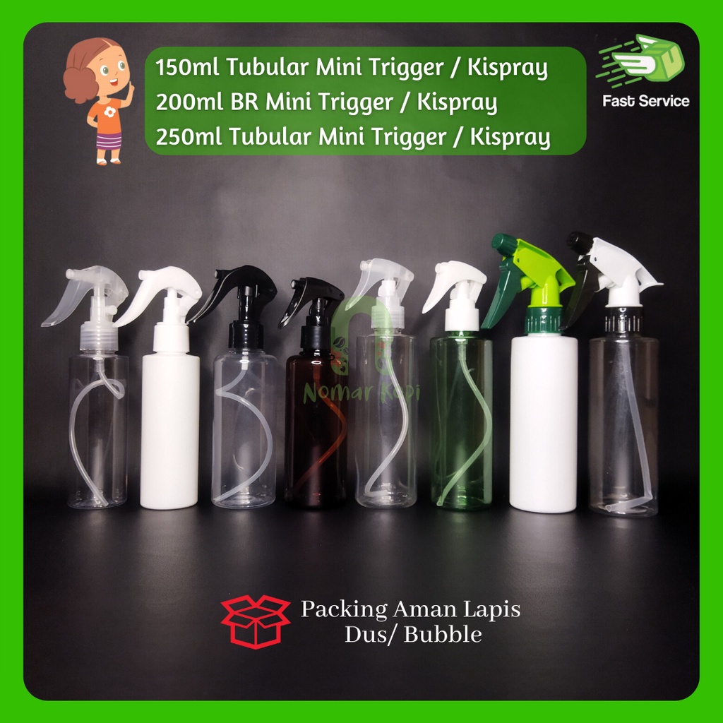 Jual Botol 150ml Mini Trigger Spray Neck 24 | Shopee Indonesia