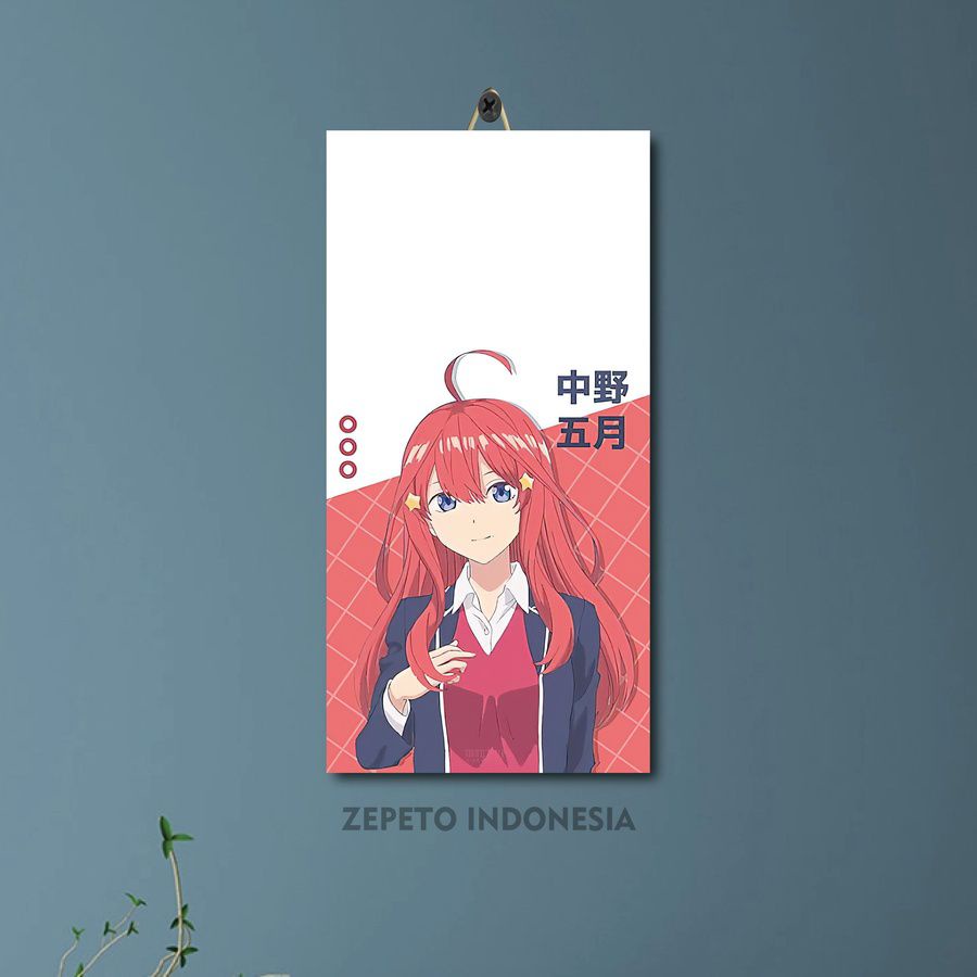 Jual POSTER DINDING ANIME ITSUKI NAKANO AESTHETIC GOTOUBUN 15X30 HTHAX ...