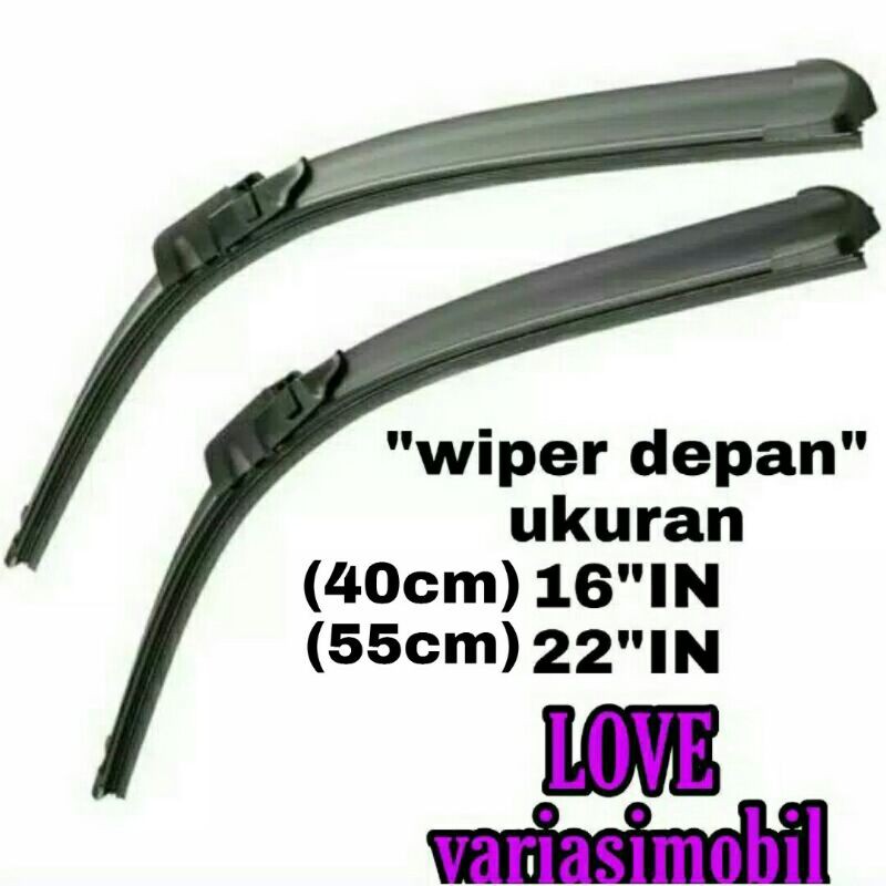 Jual WIPER FRAMELESS MOBIL HYUNDAI MATRIX TOYOTA ALTIS COROLLA 1.6E COROLLA XLI UKURAN 16IN 22IN ...