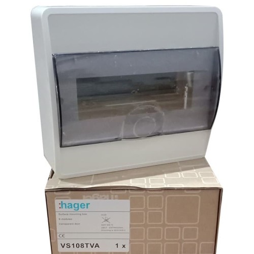 Jual Box MCB Hager 4 Grup / 8 Grup / 12 Grup - instalasi Tanam / Tempel ...