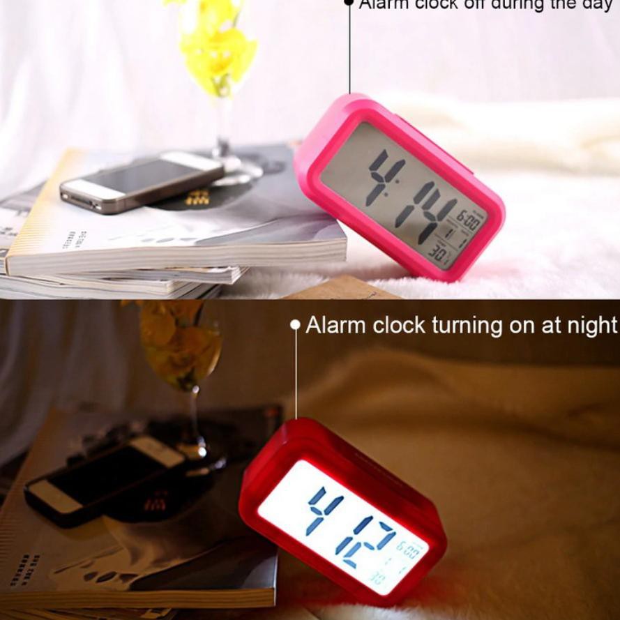 Jual Modern's Jam Meja Digital / Jam Weker Pintar / Digital Smart Alarm ...