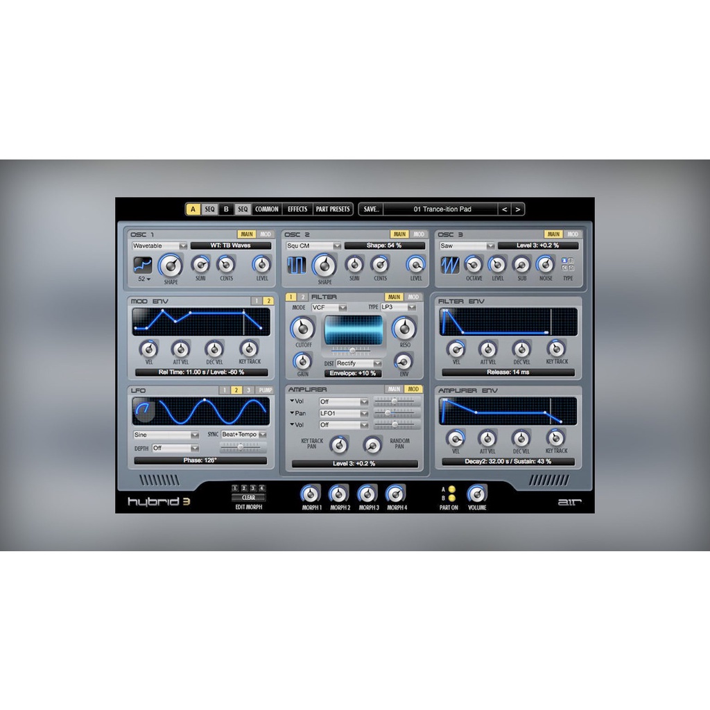 Jual AIR MusicTech Hybrid v3 VSTI Plugin irtual synthesizer combines ...