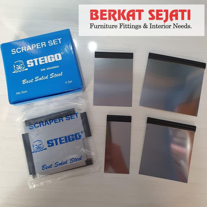 Jual KAPE SCRAPER SET Skrap Plat Besi Baja Perata Lem Dempul Kompon NOT ...