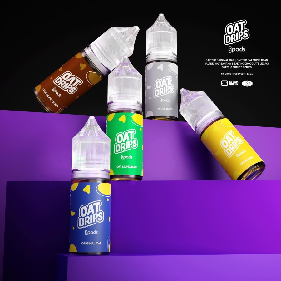 Jual LIQUID OAT DRIPS X IPODS SALT OAT DRIPS SALT NIC 15ML 30MG ...