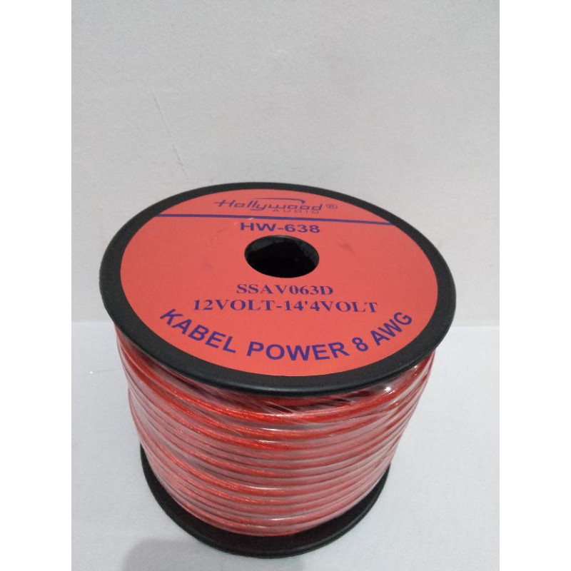 Jual Harga Kabel Per Meter - Kabel Power Kabel Strom Power 8 AWG Audio ...