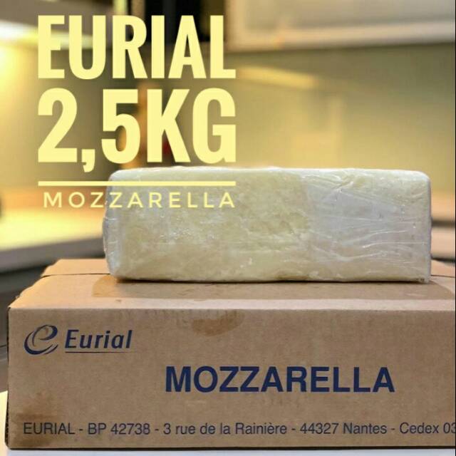 Jual Mozarella Eurial 2,5Kg Mozzarella Jogja / eurial 2,5 kg | Shopee ...
