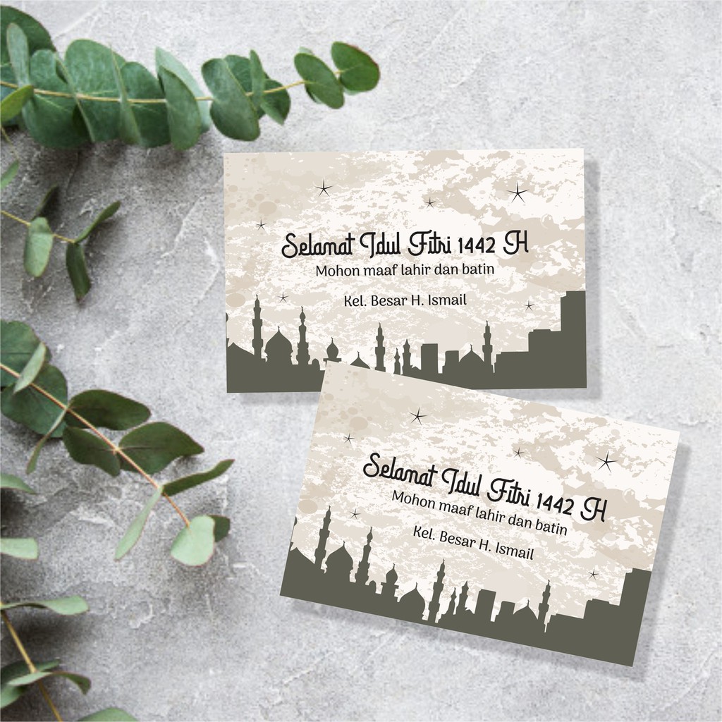 Jual kartu ucapan lebaran hari raya idul fitri 2025 / kartu parcel hari ...