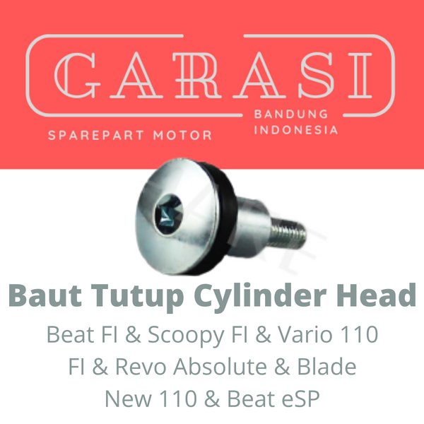 Jual Baut-Baud Tutup Head Cover Mesin-Cylinder-Silinder Seal Beat FI ...
