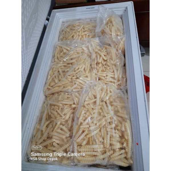 Jual Kentang goreng Avico Curah Crinkel Cut 2,5 kg | Shopee Indonesia