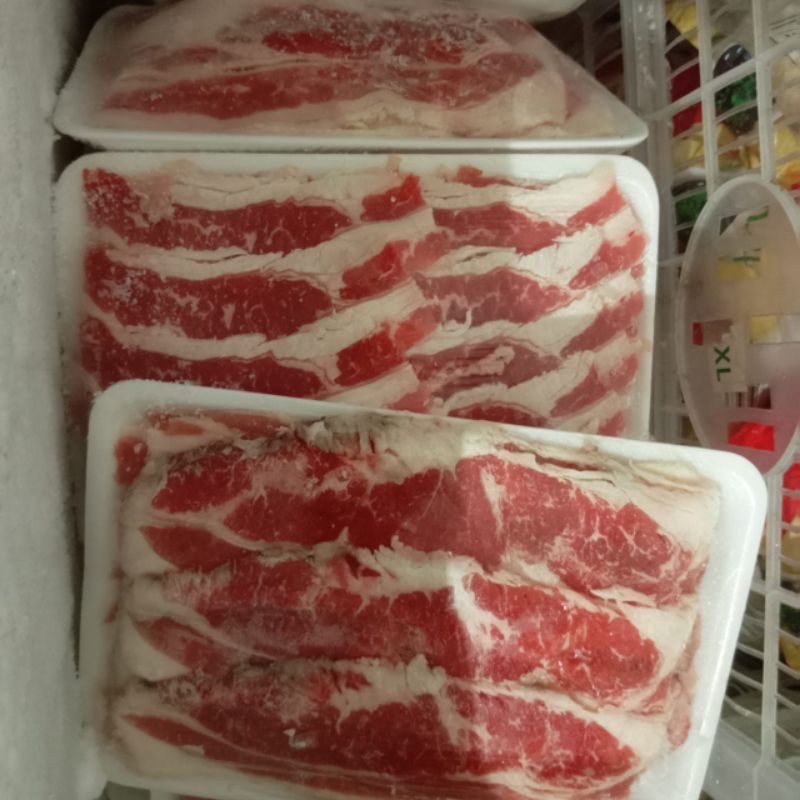 Jual DAGING SAPI HALAL / US Short Plate/ daging iris Slice yoshinoya ...