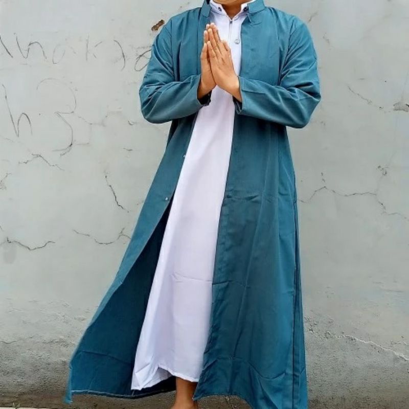 Jual JUBAH BELAH GAMIS PRIA reynard fashion store / JUBAH LUAR LUARAN ...
