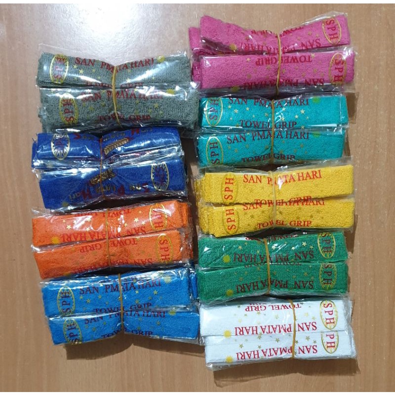 Jual GRIP HANDUK/GRIP KAIN/ TOWEL GRIP SPH LUSINAN | Shopee Indonesia
