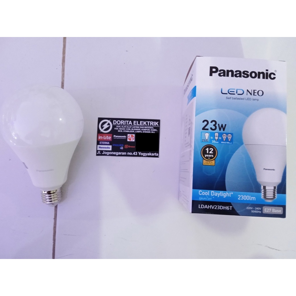 Jual Panasonic Bohlam LED NEO 23 Watt 23w 6500K (Putih) | Shopee Indonesia