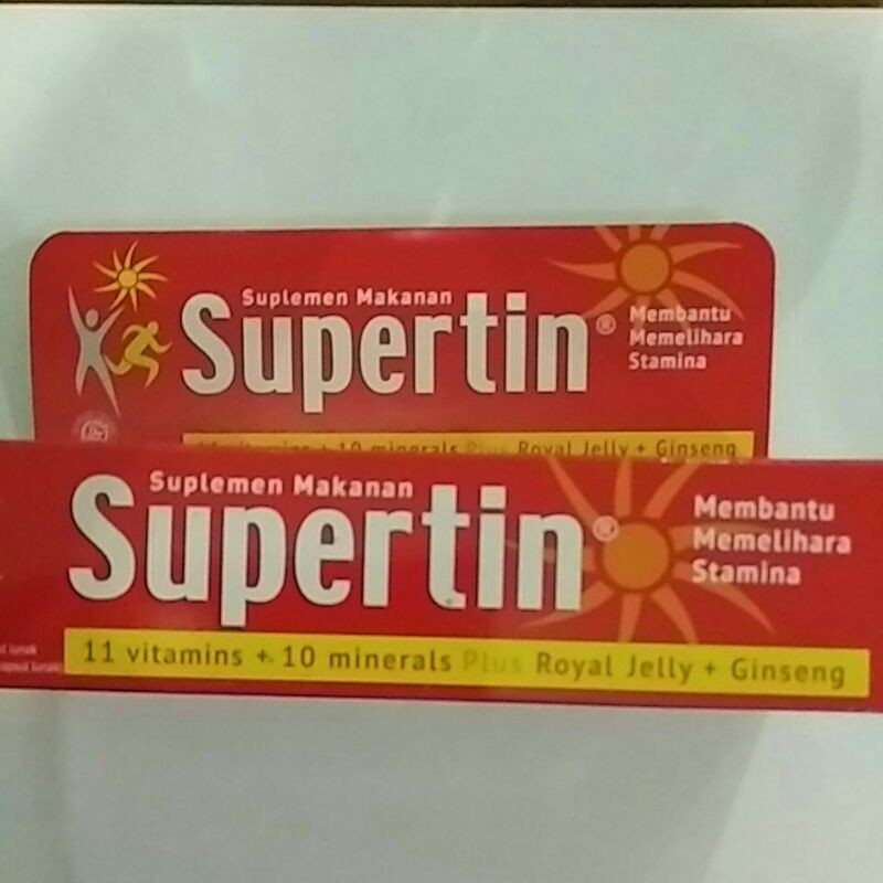 Jual supertin vitamin,mineral dan ginseng | Shopee Indonesia