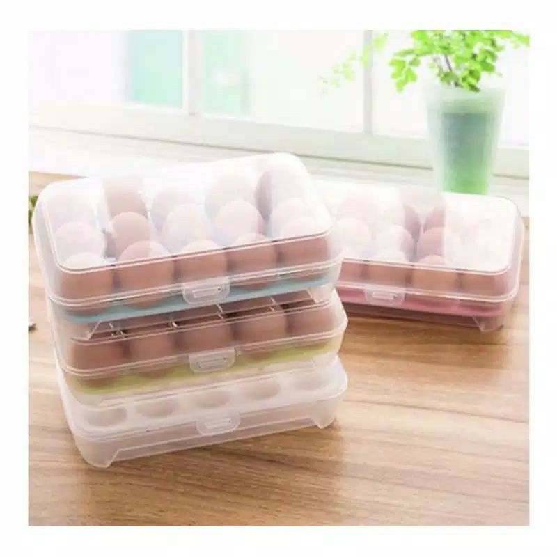 Jual tempat telur box telur 15 sekat | Shopee Indonesia
