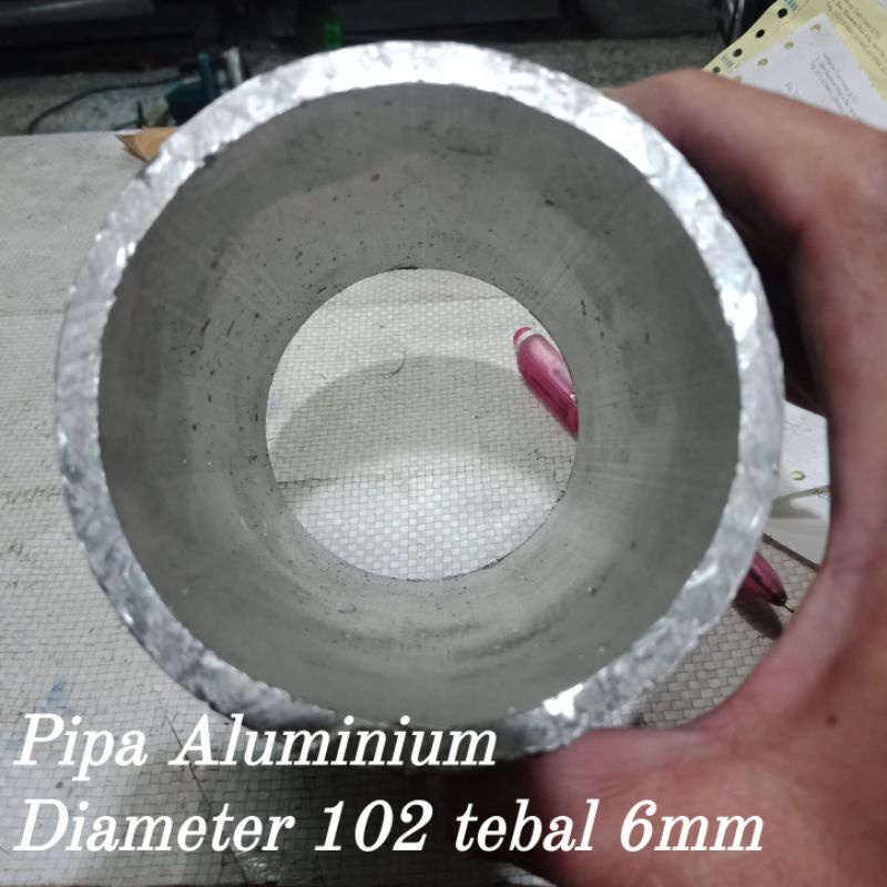 Jual Pipa Aluminium od 102 x id 90 x 500 / pipa alumunium | Shopee ...
