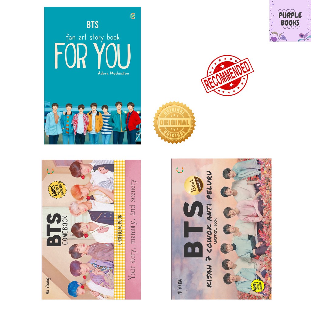Jual BUKU BTS / BTS FOR YOU / BTS 7 COWOK ANTI PELURU / BTS COMEBACK ...