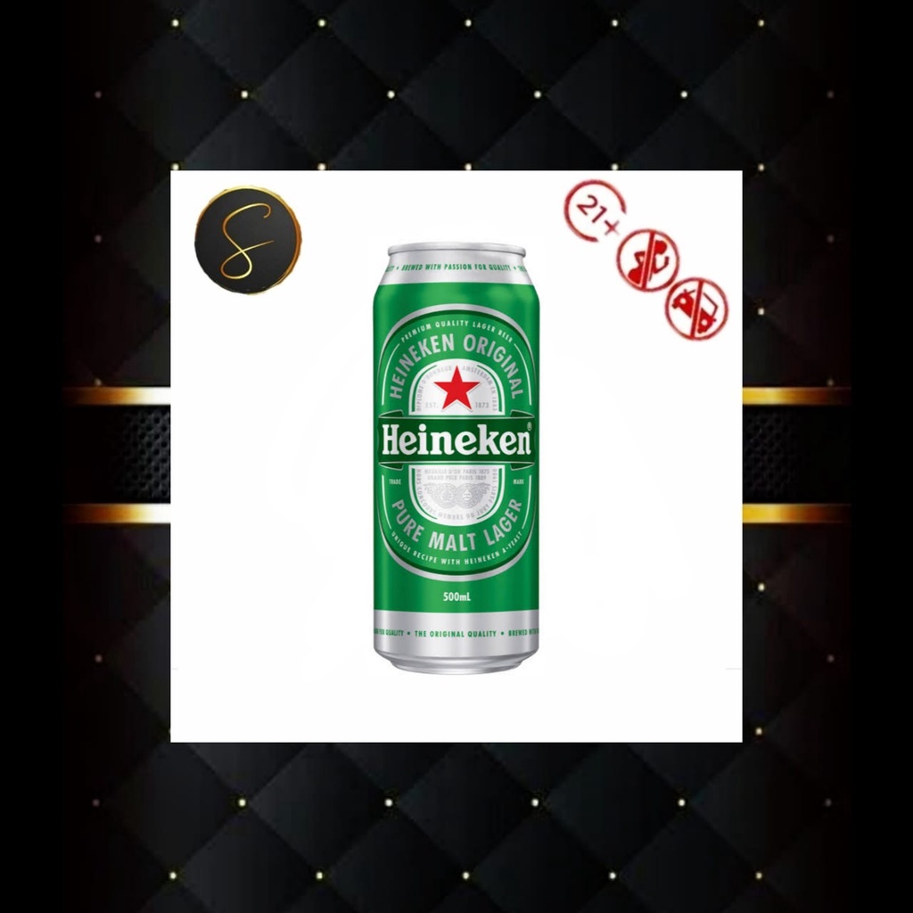 Jual BIR HEINEKEN 500 ML CAN KALENG BESAR | Shopee Indonesia