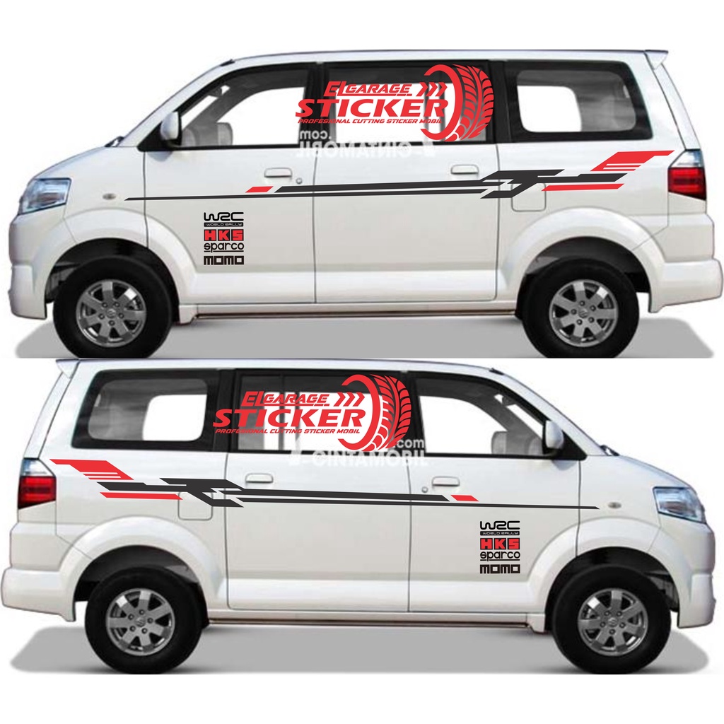 Jual stiker mobil apv cutting stiker mobil suzuki apv terbaru stripping ...