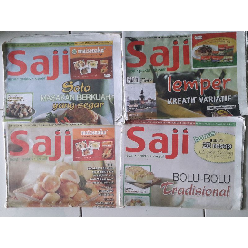 Jual Buku Resep/ Tabloid Kuliner/ Majalah Kuliner/ Majalah Masakan ...