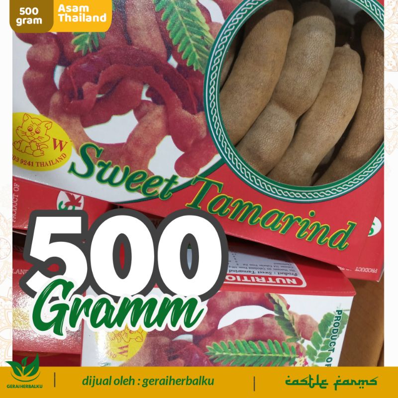 Jual Buah Asam Asem Thailand SWEET TAMARIND 500 GRAM | Shopee Indonesia