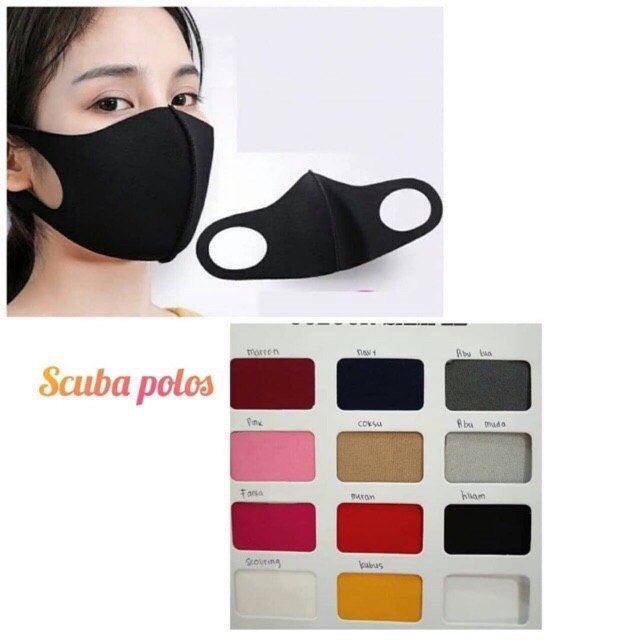 Jual MASKER SCUBA ASLI ANTI POLUSI DEBU DAN BAKTERI | Shopee Indonesia