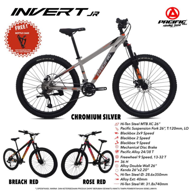 Jual sepeda gunung pacific invert jr 26 inch | Shopee Indonesia