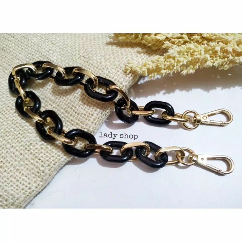 Jual rantai tas acrylic dompet cocok untuk kondangan pesta impor best ...