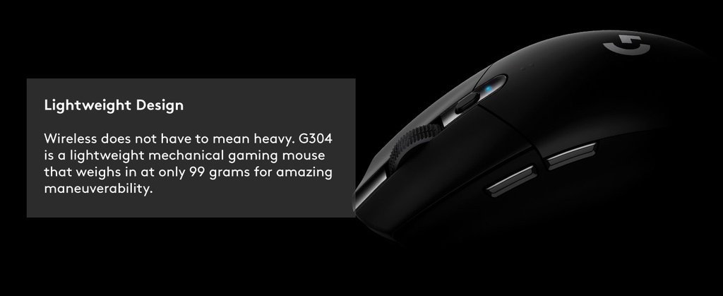 Jual Logitech G304 Lightspeed Mouse Gaming Wireless Sensor 12K DPI ...