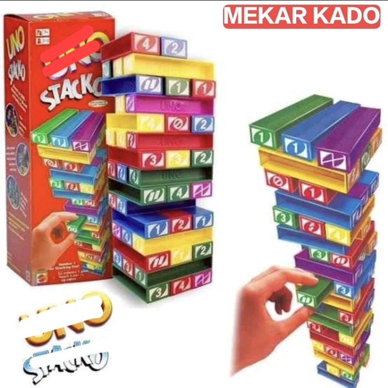 Jual Mainan Balok Stacko Family Game/ Balok Stacko Set | Shopee Indonesia